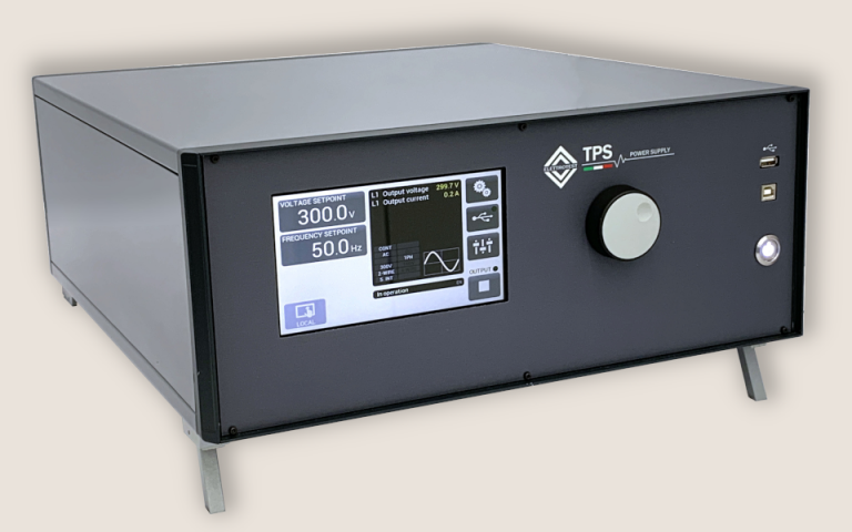 New touch screen interface for the TPS / M family - Elettrotest